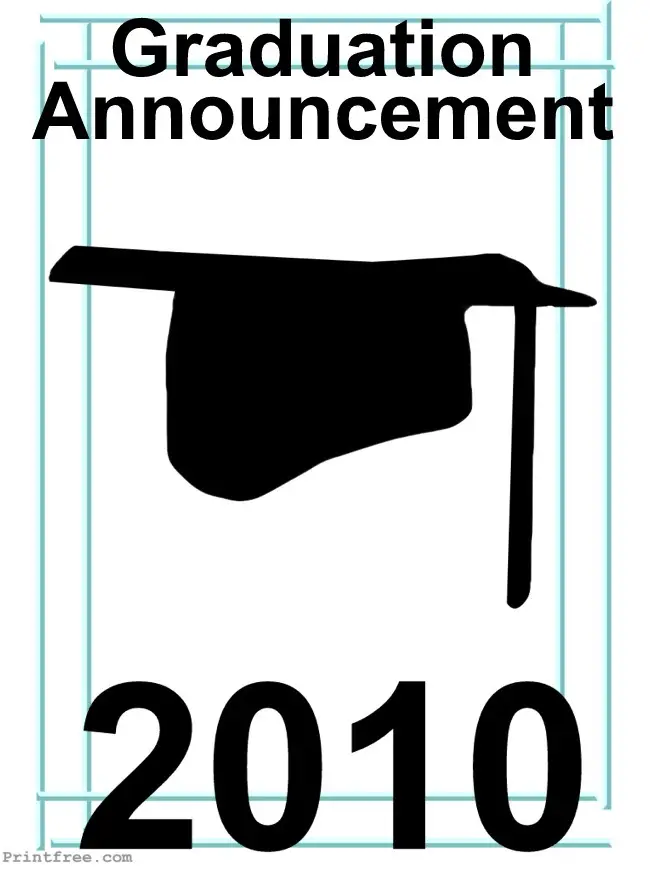 Printable Graduation Decoration 04